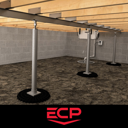 The Benefits of Footing Pads Used With Crawl Space Jacks | ECP